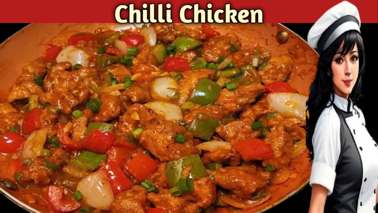 Chilli Chicken Recipe | Spicy Chilli Chicken | Restaurant style Chilli ...