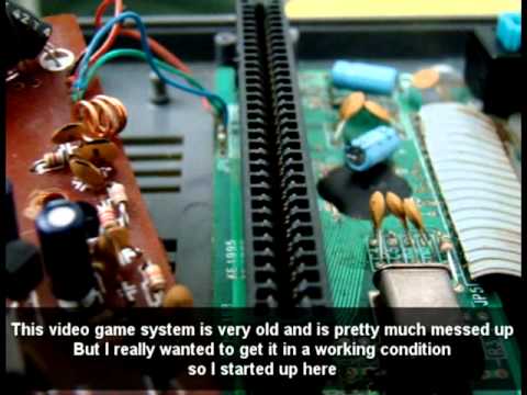Famiclone system (Nintendo Famicom clone). Unboxing / Review / Repairs ...