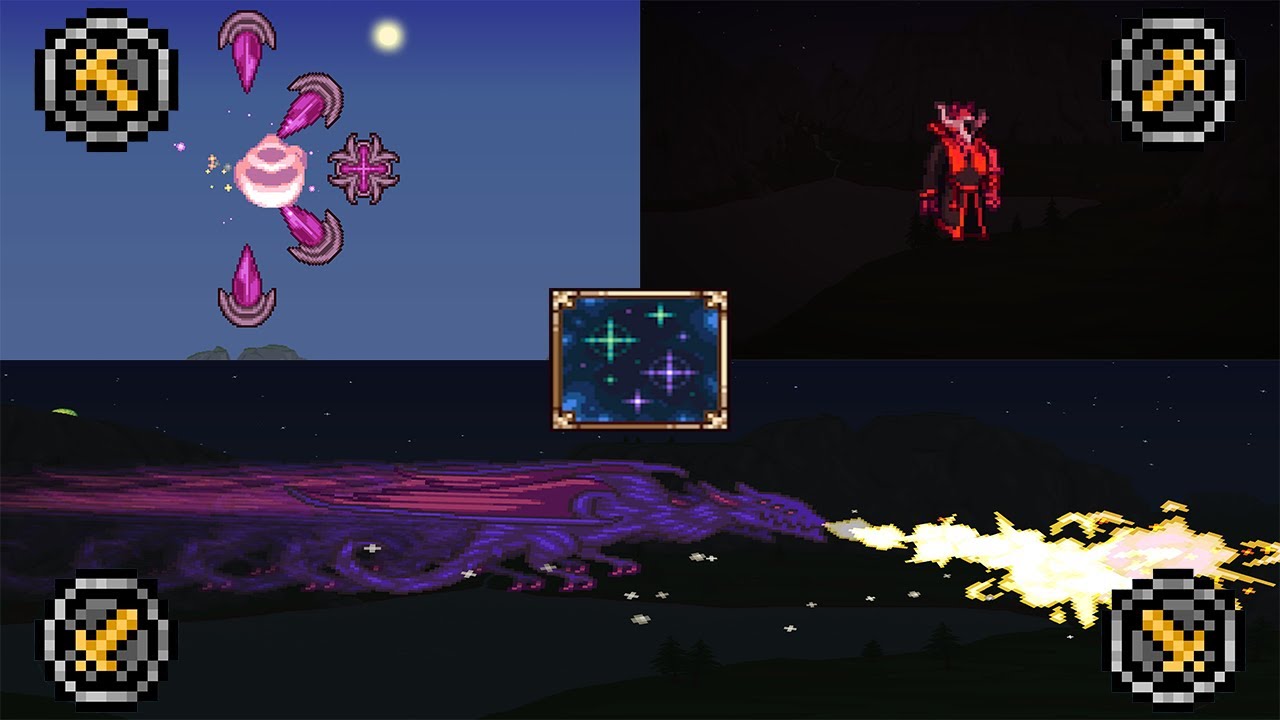 Terraria (1.4.4.9) : Supernova Mod - Melee Class VS All Bosses (Master ...