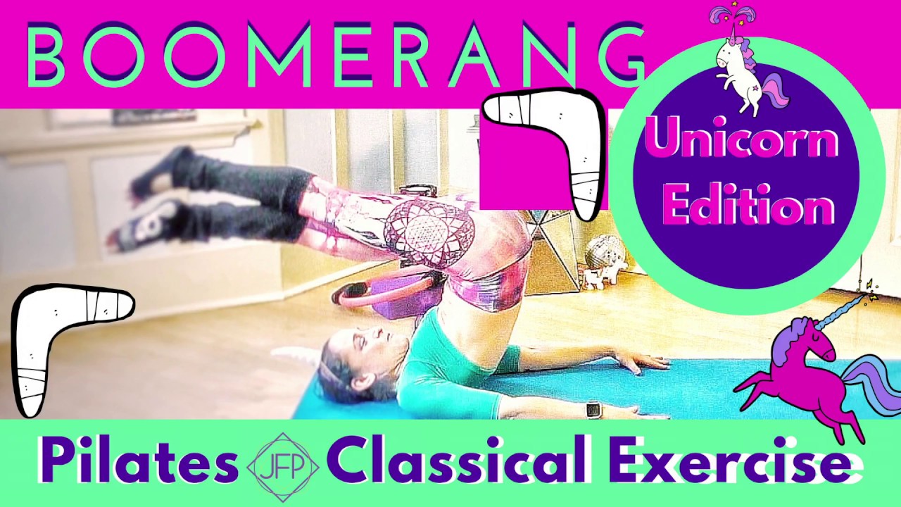 How to Do Pilates Mat- The Pilates Boomerang Exercise - YouTube