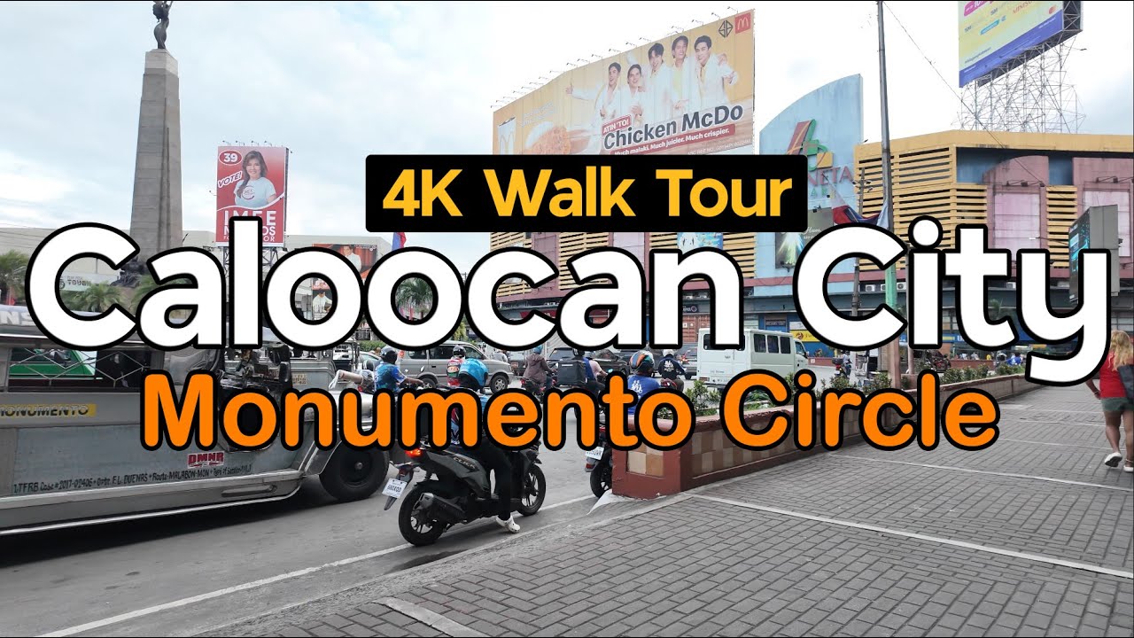 Caloocan City Walk Tour - Monumento Circle - YouTube