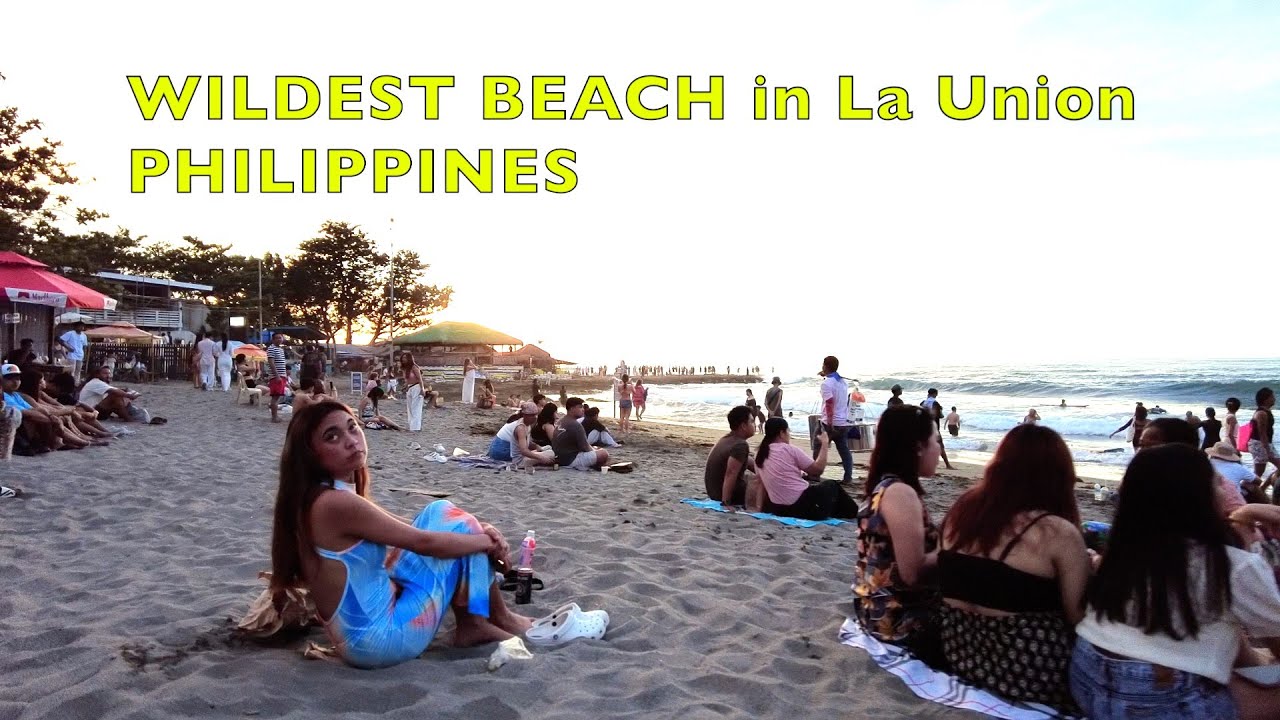 Wildest Beach in La Union, PHILIPPINES - YouTube
