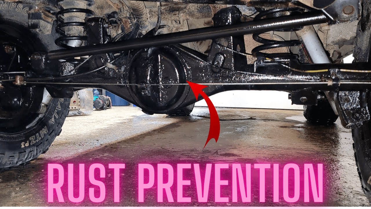 Undercoating my 1996 4Runner - YouTube