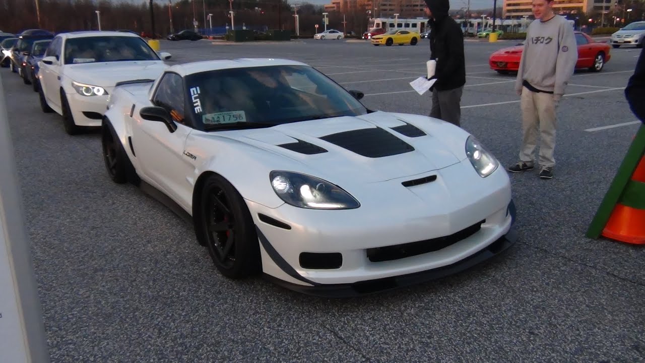 Stunning Corvette LOMA Widebody Kit + Brutal Revs Sound - YouTube