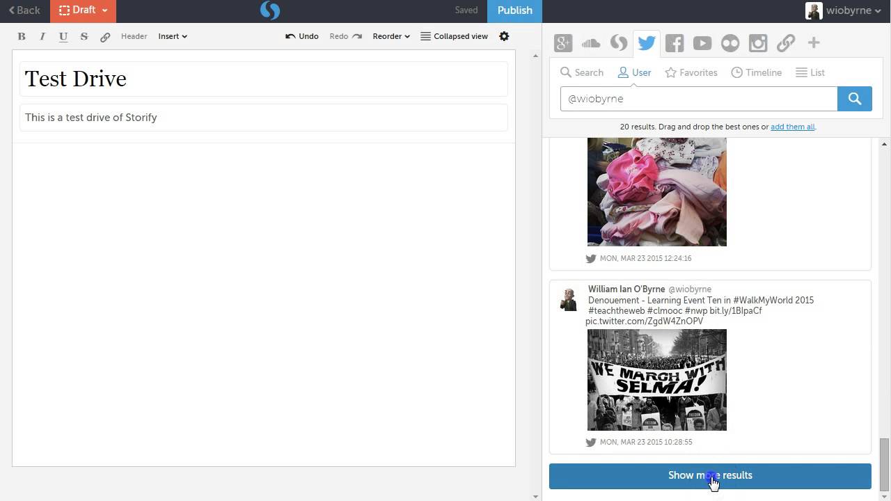 Storify Overview and Tutorial - YouTube