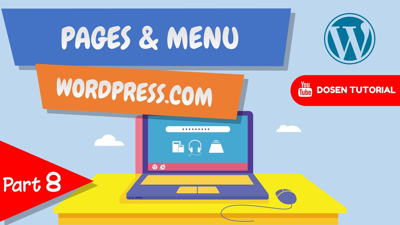 Cara Membuat Halaman Page dan Menu di Wordpress - YouTube