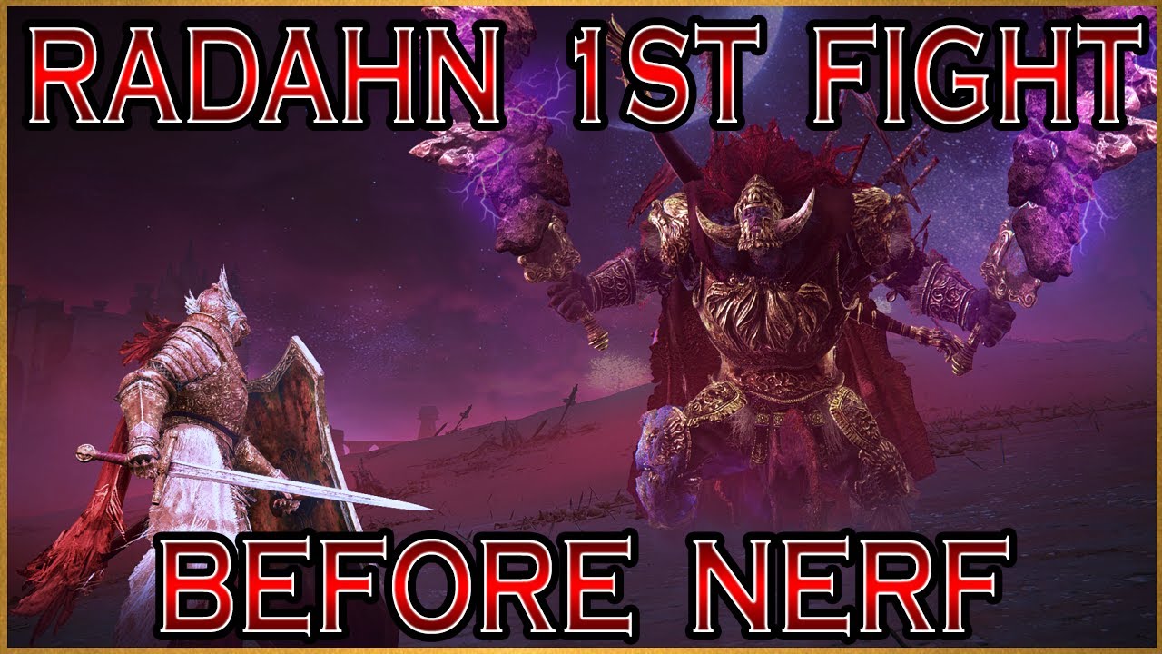ELDEN RING: MY FIRST GENERAL RADAHN FIGHT [BEFORE NERF PATCH 1.02] # ...