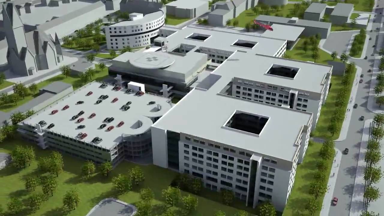 3D Animation Helios Klinikum Krefeld by archlab / www.archlab.de - YouTube