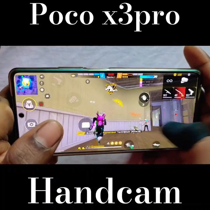 3 finger handcam gameplay solo vs squad poco x3 pro 60fps 120hz 360hz ...