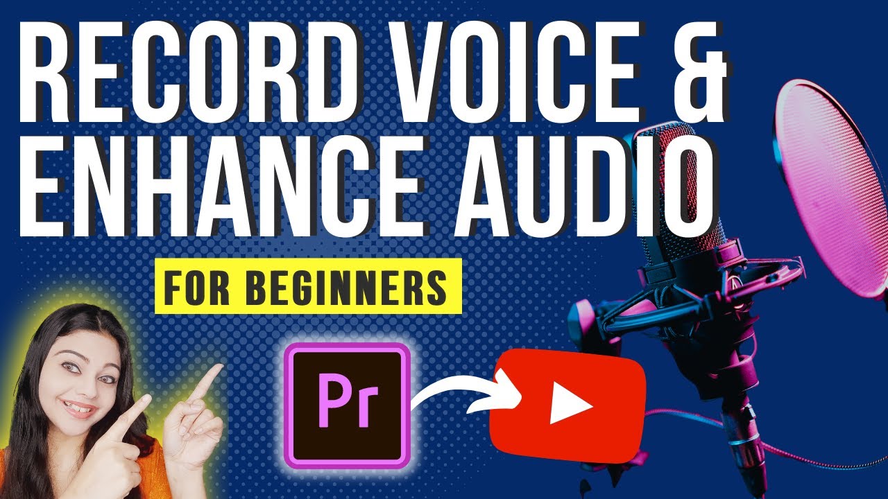 How to record an audio voice-over into adobe premiere pro 2022 | Record ...