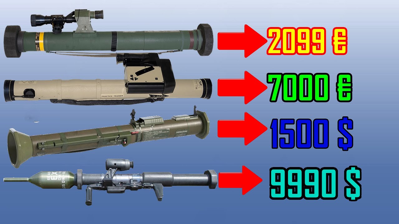 Lanzacohetes C-90, AT4, Panzerfäust 3T y Alcotan 100 M2. Precios y ...