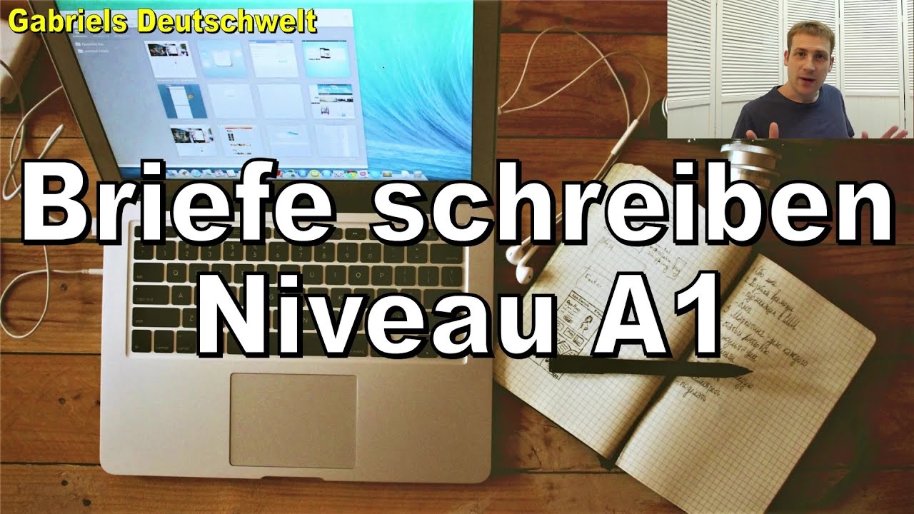 學習德文: 寫信 Briefe schreiben - Niveau A1 德語教學 Deutsch lernen A1 - YouTube