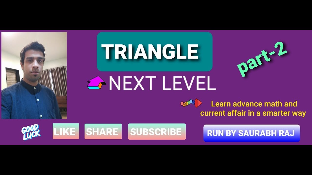 Concept of triangles (problem solving section) - YouTube