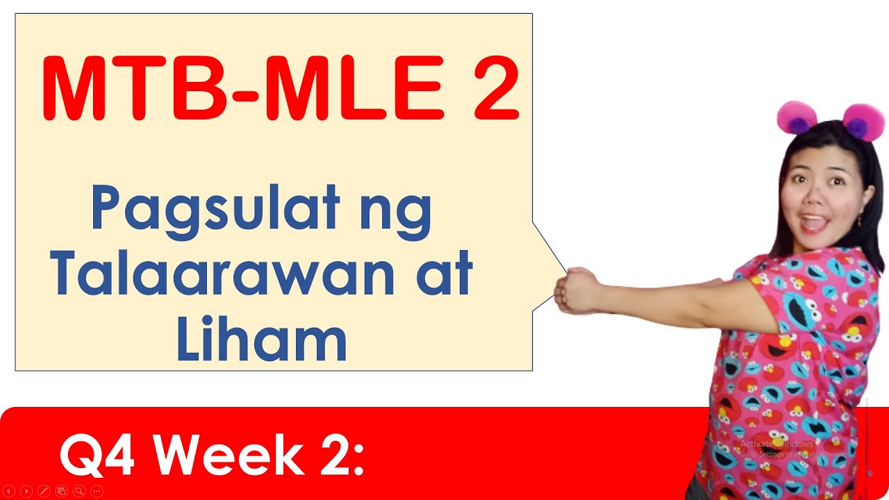 MTB MLE 2 Week 2 Quarter 4 Pagsulat ng Talaarawan at Liham - YouTube