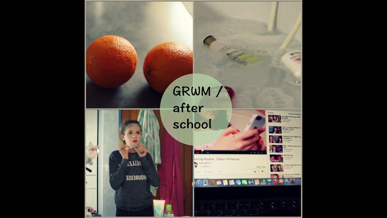 GRWM - After school + bloopers - YouTube