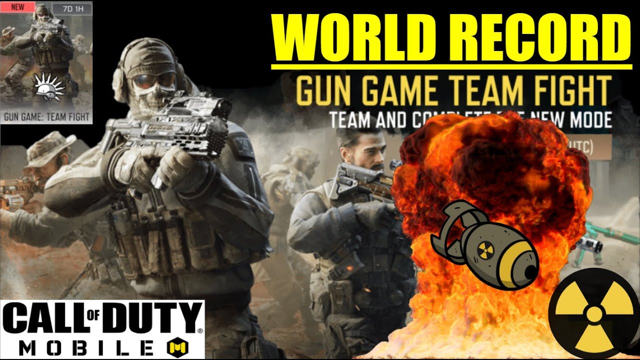 [COD Mobile] WORLD's FIRST NUKE drop in GUN GAME TEAM FIGHT! - YouTube