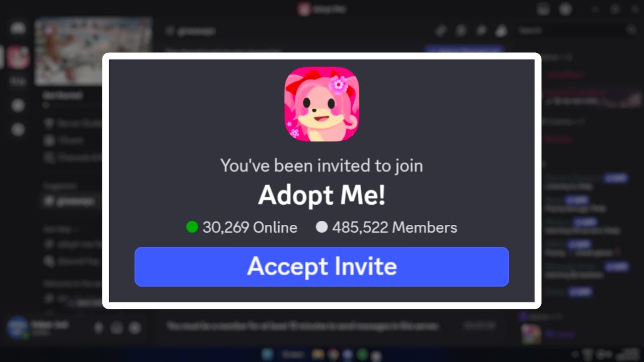 How To Join Roblox Adopt Me Discord Server - YouTube