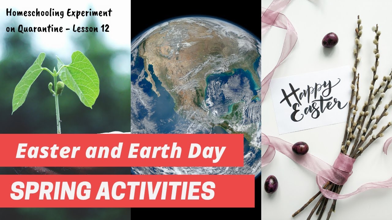 Spring Activities: #Easter and #Earth_day (#homeschooling_experiment ...