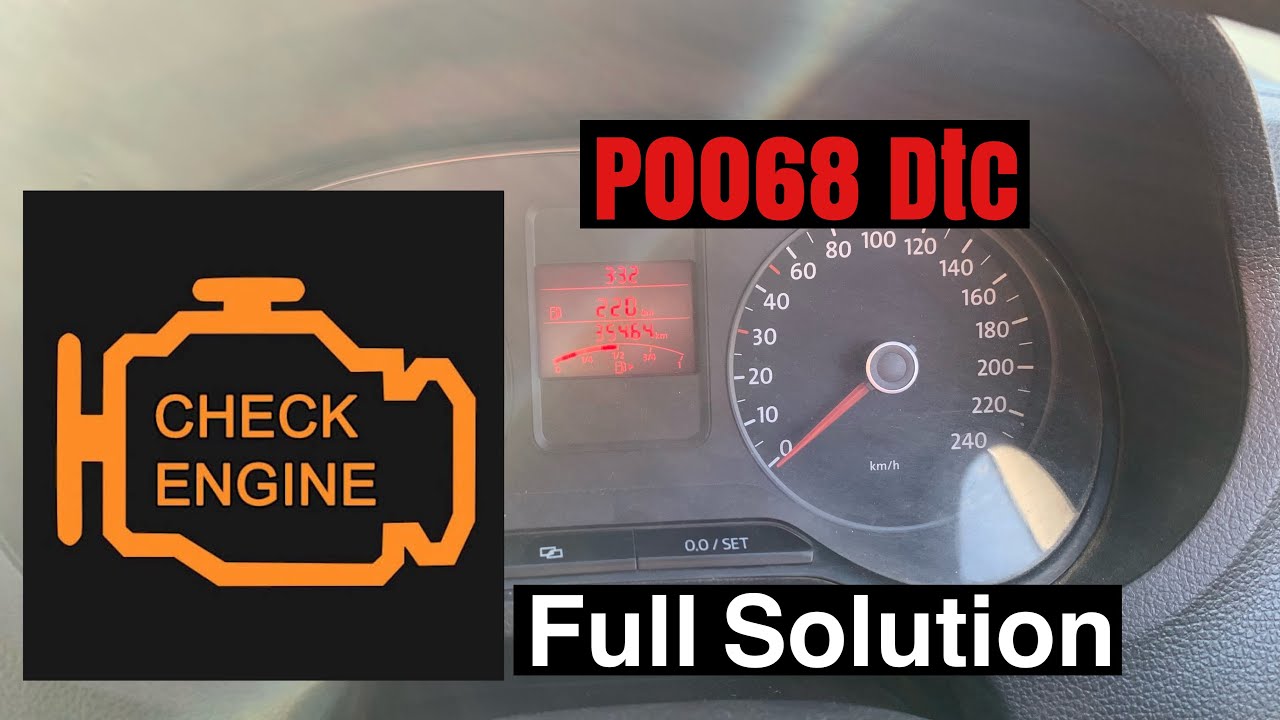 P0068 Dtc solution | Polo मैं Check engine लाइट का Issue Fixup | - YouTube