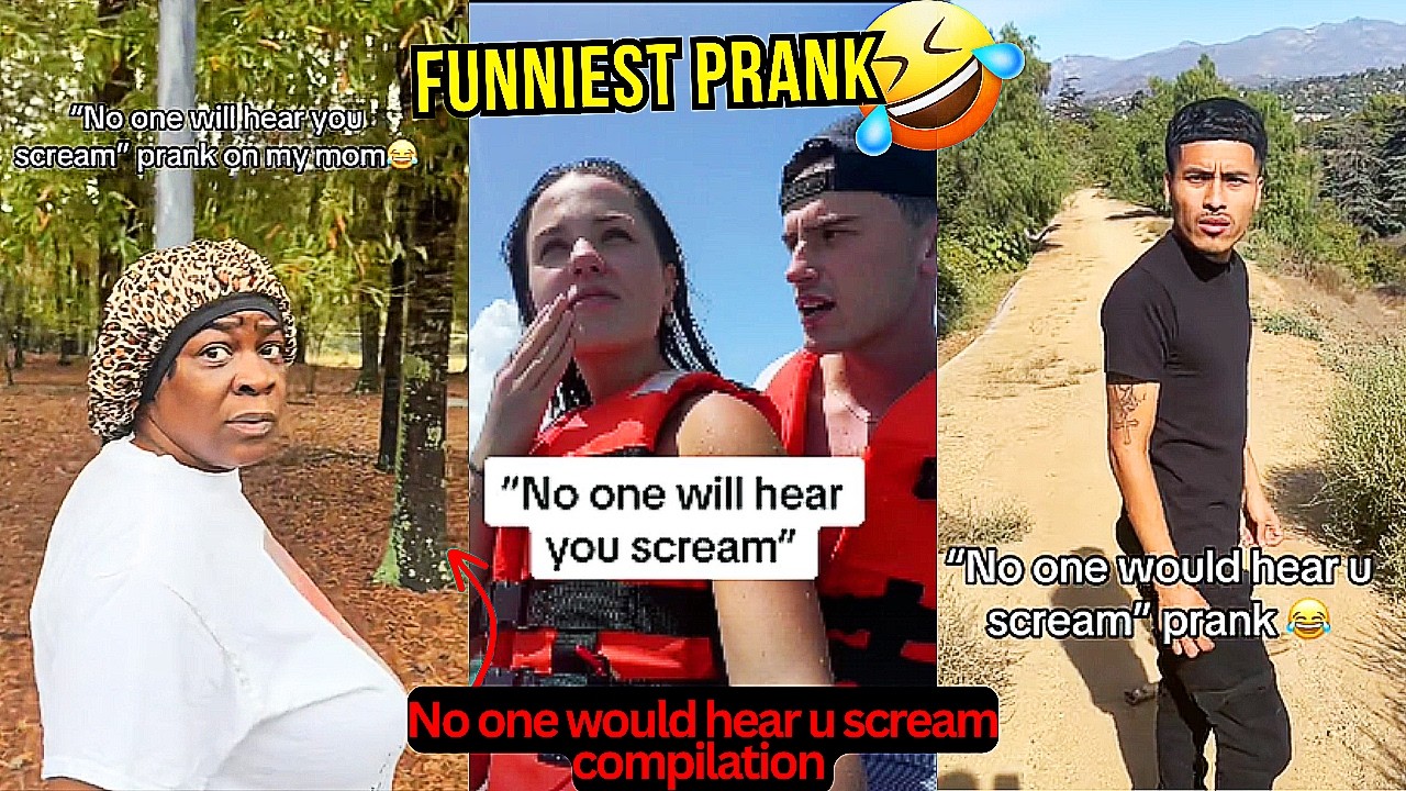 😂BEST NO ONE WILL HEAR YOU SCREAM PRANK TO GET REACTION *GONE WRONG* | TIK TOK COMPILATION - YouTube