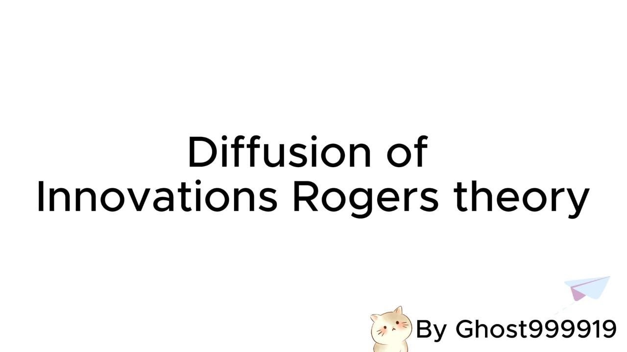 Diffusion of Innovations Rogers theory - YouTube