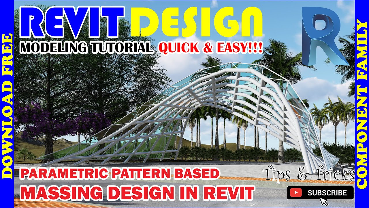 RD045. How to make a Parametric Pattern Based Massing Design in Revit ...