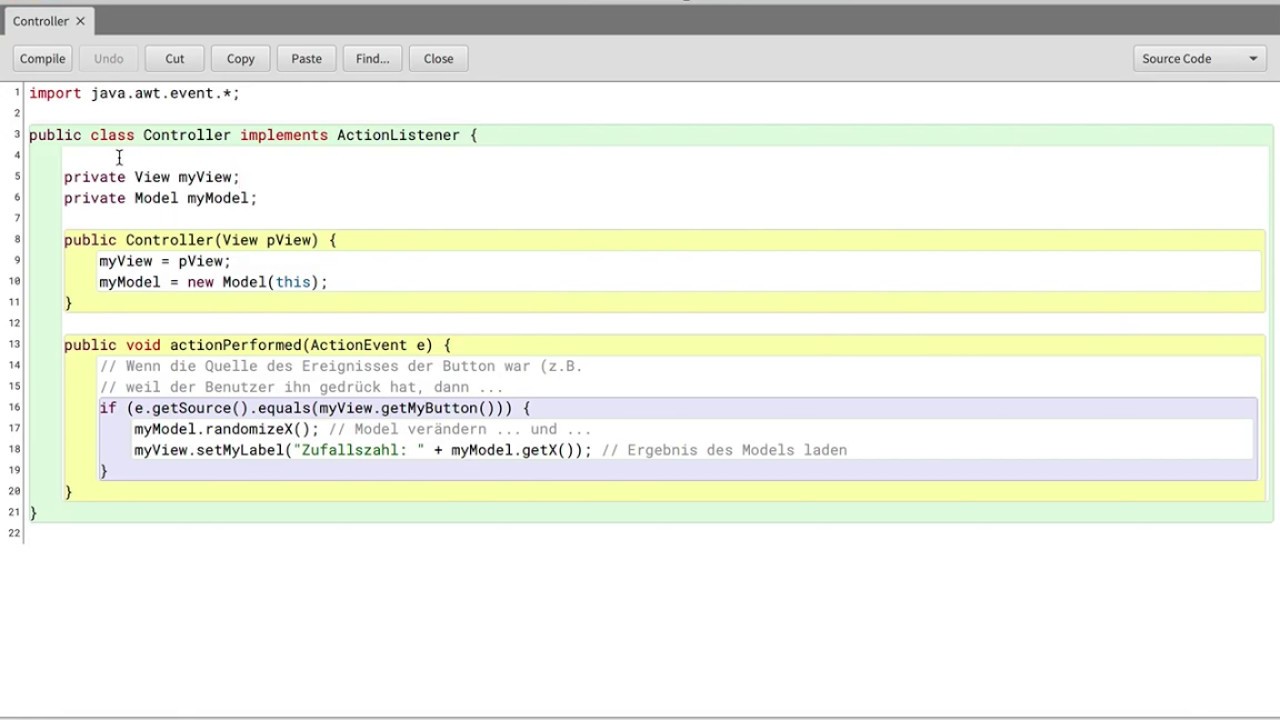 Model View Controller in Java (Teil 5) - YouTube