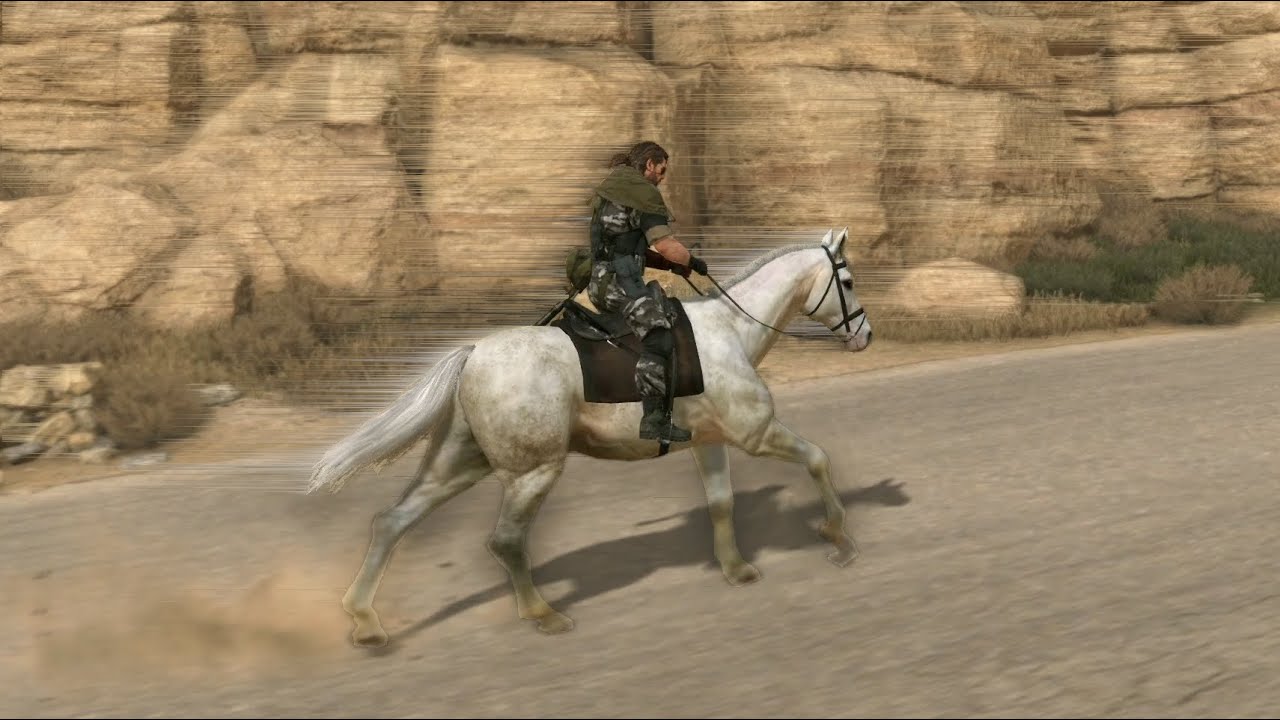 MGSV D-horseで通常より速く走る方法 - YouTube