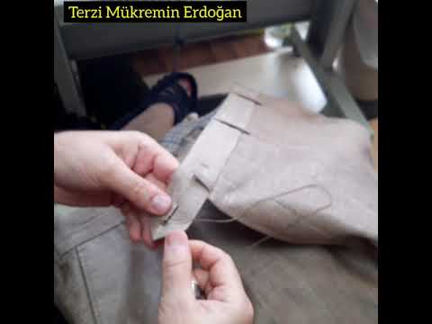 Elde İlik Nasıl Örülür/ (Açılır ) Erkek Pantolonuna Gözlü İlik Örüyoruz