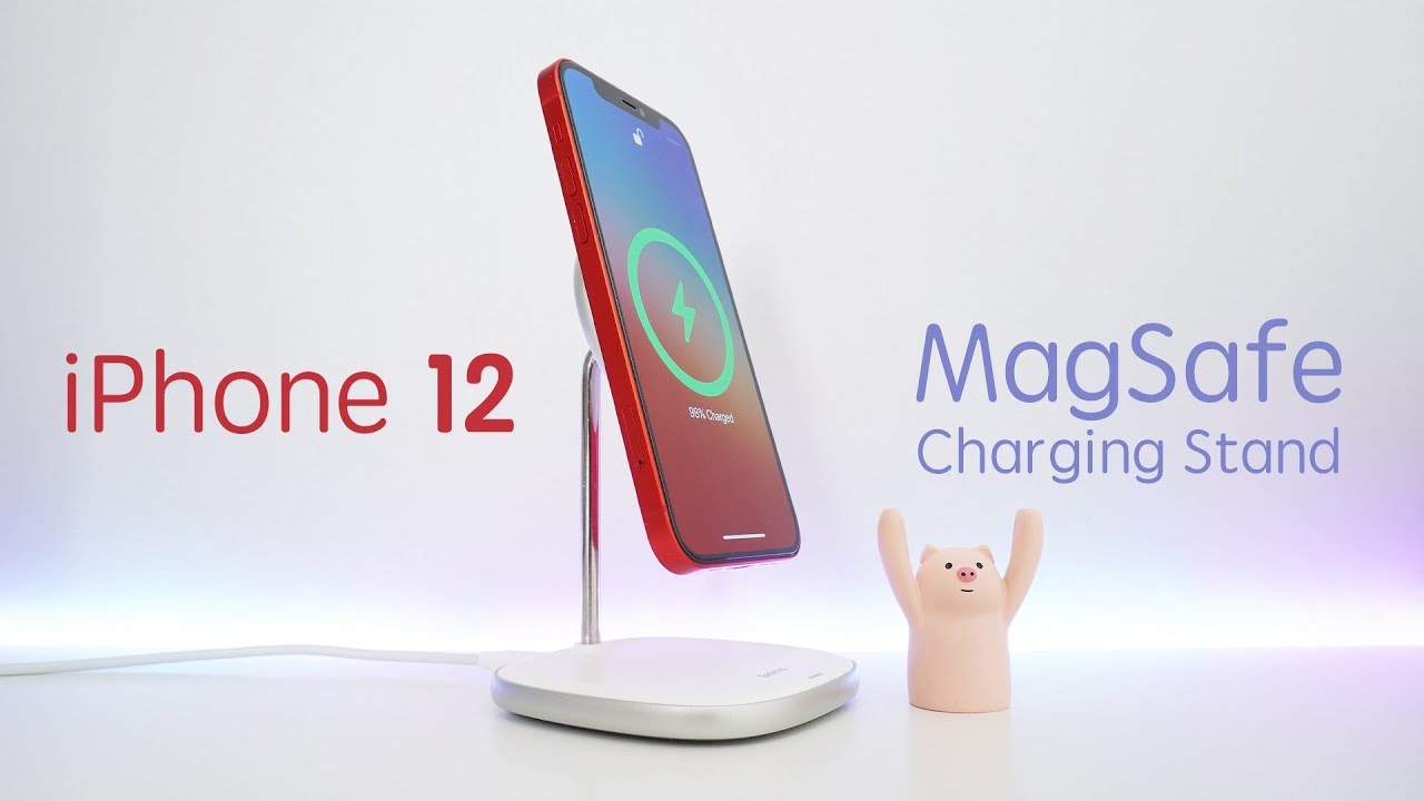 Baseus iPhone 12 MagSafe Magnetic Wireless Charger Stand Unboxing - YouTube