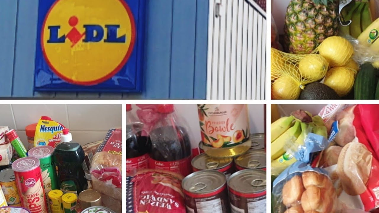 Food Grocery Shopping For The Week/Lidl Supermarket Germany - YouTube
