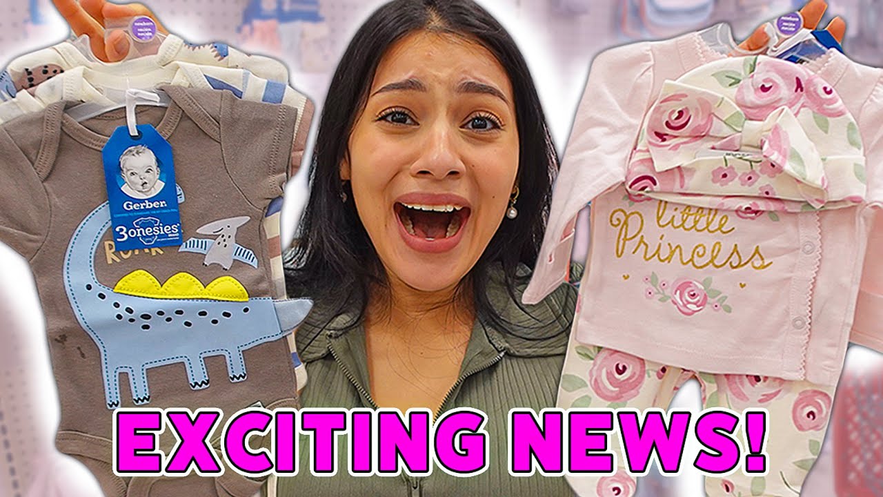 Shopping For The New Baby *EXCITING NEWS* - YouTube