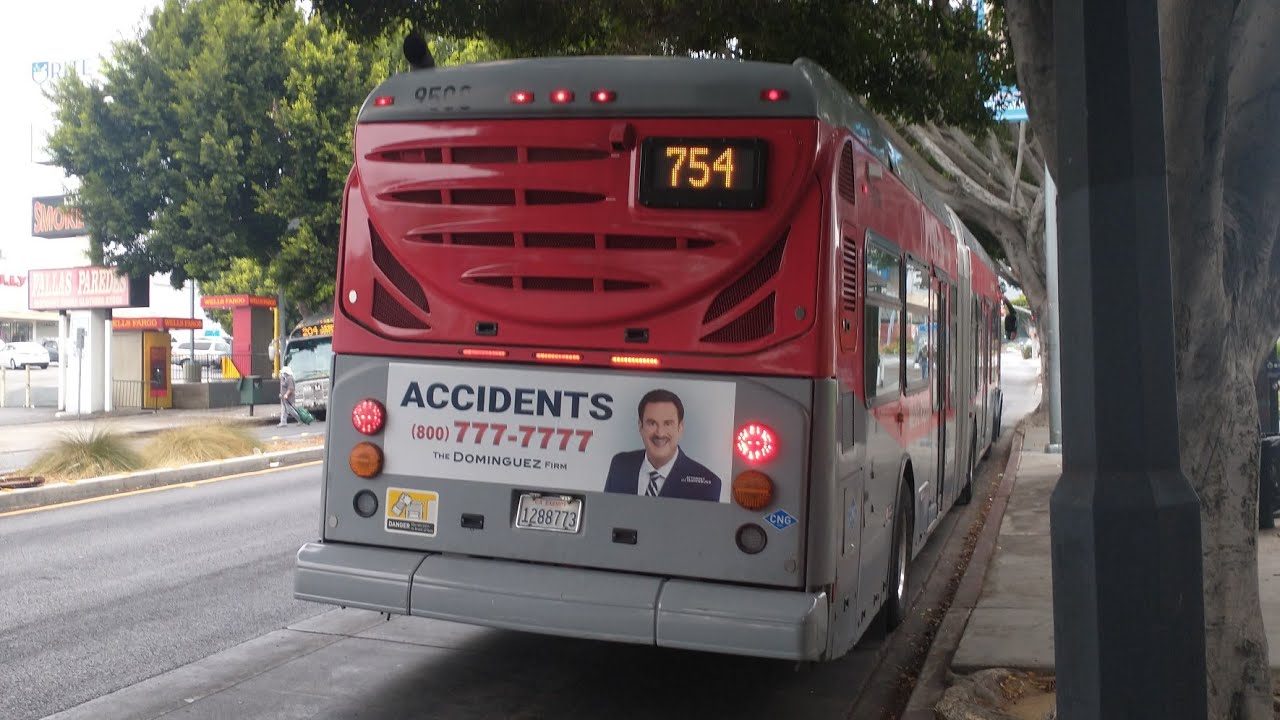 Full Ride LA Metro Rapid Line 754 Vermont/Athens Station to Vermont ...