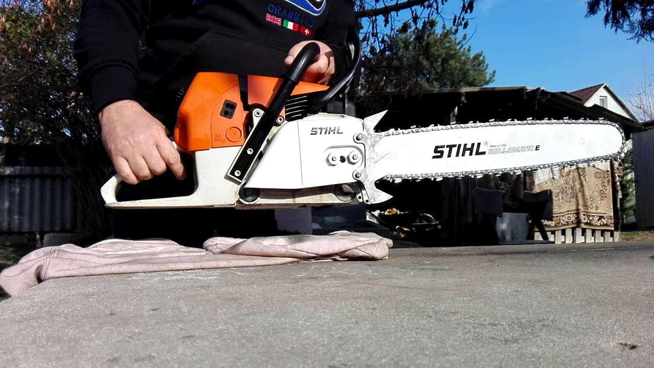 István Stihl MS 650 - YouTube