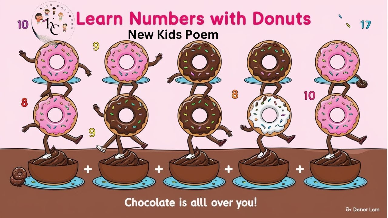 Learn Numbers with Donuts - New Kids Poem - YouTube
