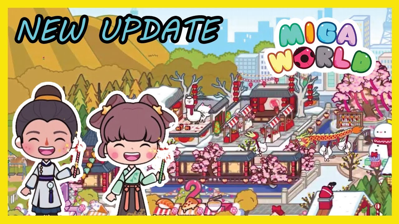 Miga Town: My World - ⭐ NEW LUNA NEW YEAR UPDATE Lively Street is a 3 ...