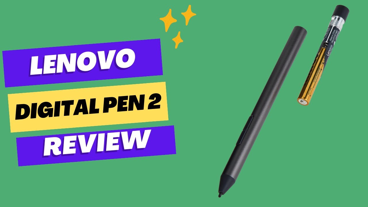 Lenovo Digital Pen 2 (Laptop) - Ultra-Tactile Response - 4,096 Levels ...