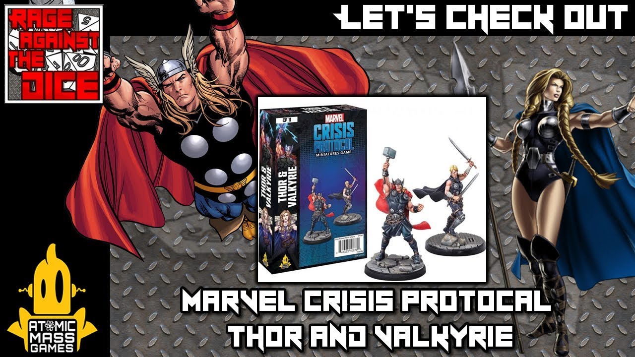 Let's unbox Marvel Crisis Protocol Thor and Valkyrie - YouTube