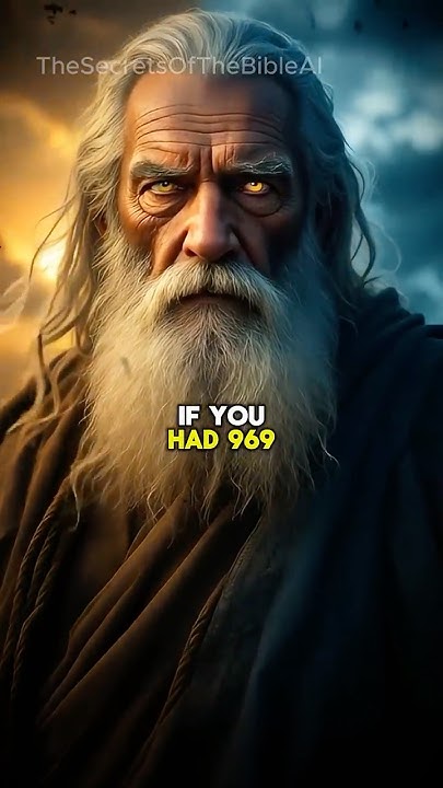 Methuselah: The Oldest Man in the Bible Who Lived 969 Years! #god # ...