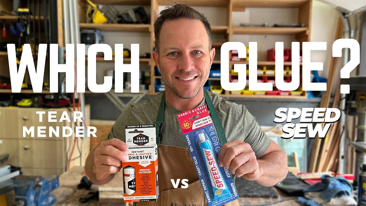 Is Tear Mender Fabric Glue AS GOOD as Speed-Sew Fabric Glue? - YouTube