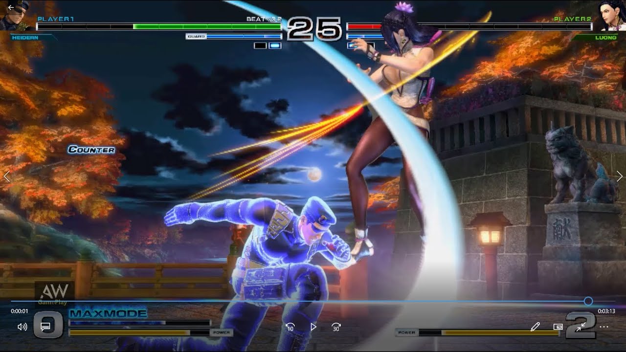 Heidern vs Luong - The King of Fighters XIV Combos KOF 14 - YouTube