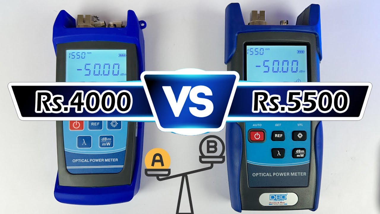 Rs.4000 vs Rs.5500 Optical Power Meter 📊 Real-Time Comparison 🔥 Best ...