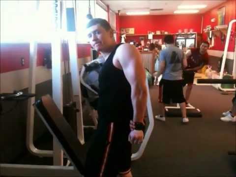 15 year old bodybuilder/Triceps and Biceps - YouTube