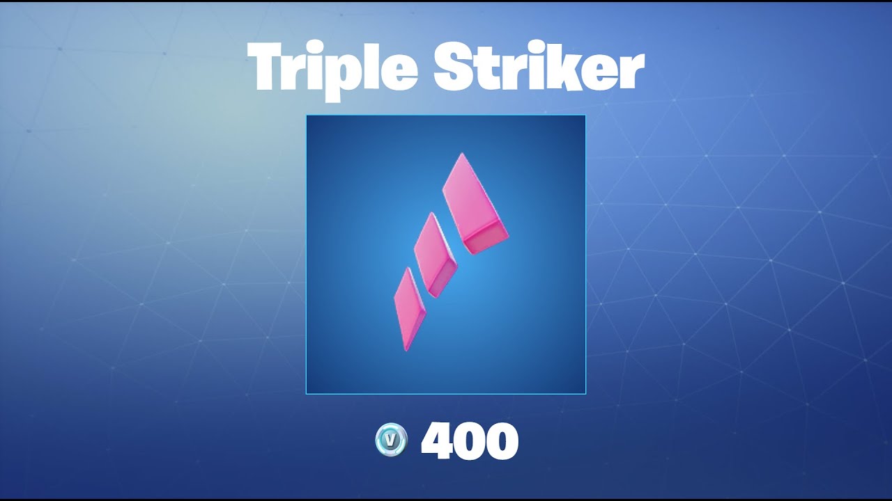 Triple Striker | Fortnite Back Bling - YouTube
