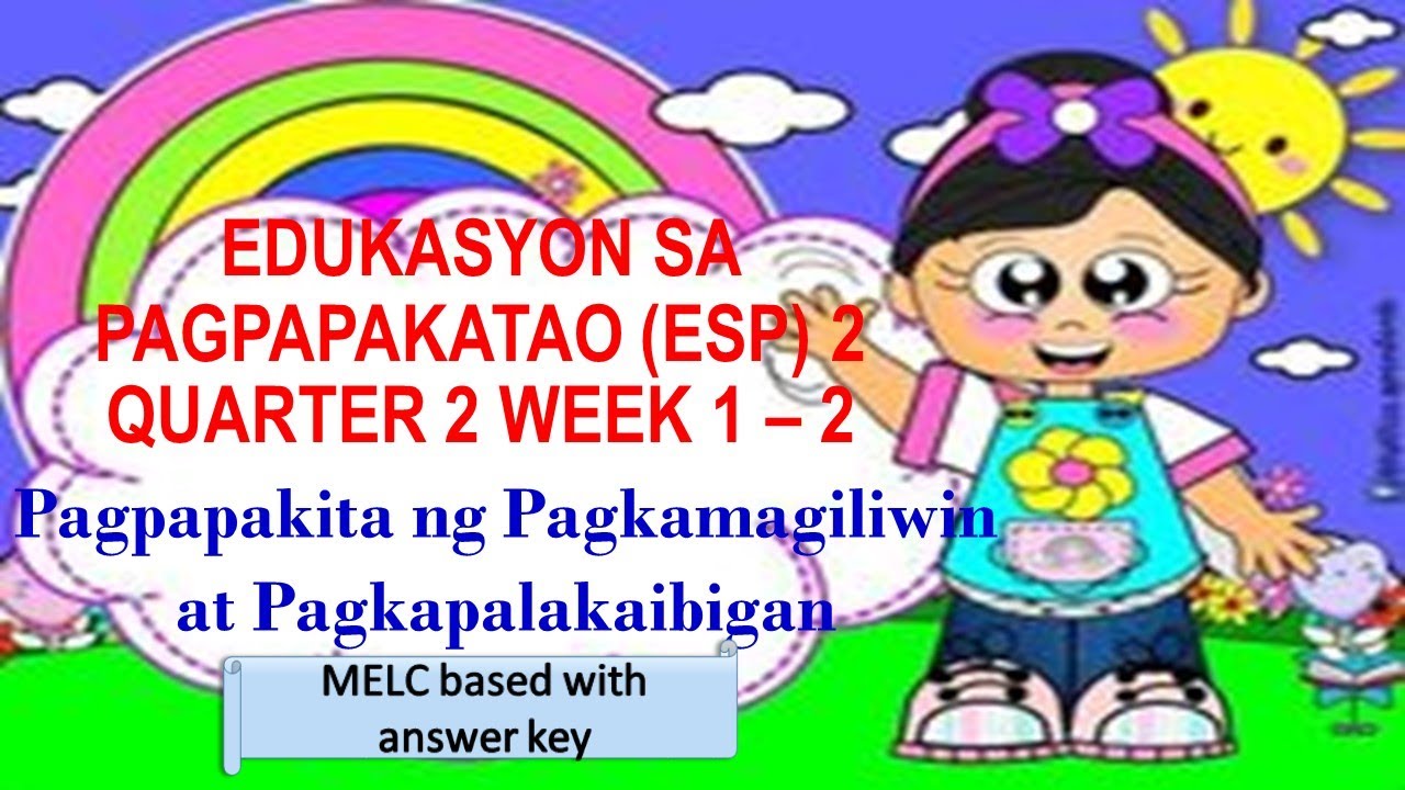ESP2 Q2 Week 1-2 PAGPAPAKITA NG PAGKAMAGILIWIN AT PAKAPALAKAIBIGAN ...