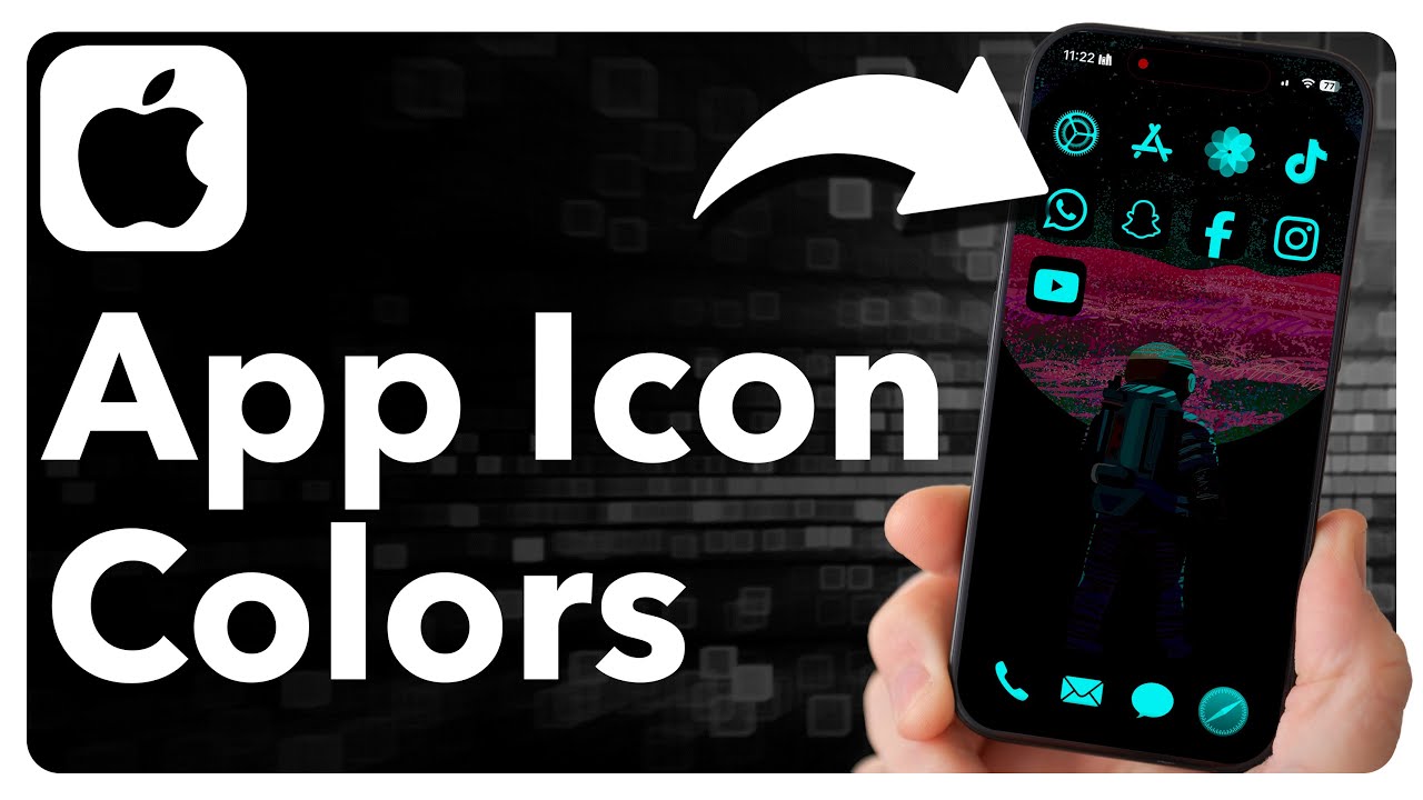 How To Change App Icon Colors In iOS 18 - YouTube