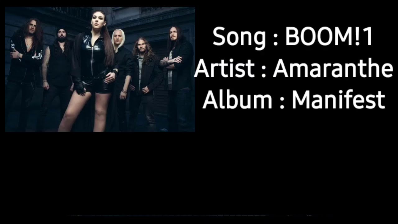 AMARANTHE - Boom!1 (Lyrics) - YouTube Music
