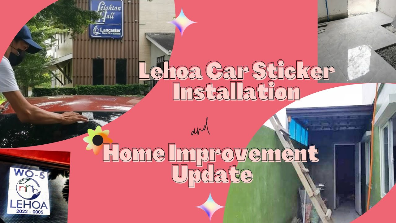 Woodcress 5 LEHOA CAR STICKER INSTALLATION & HOME IMPROVEMENT - YouTube