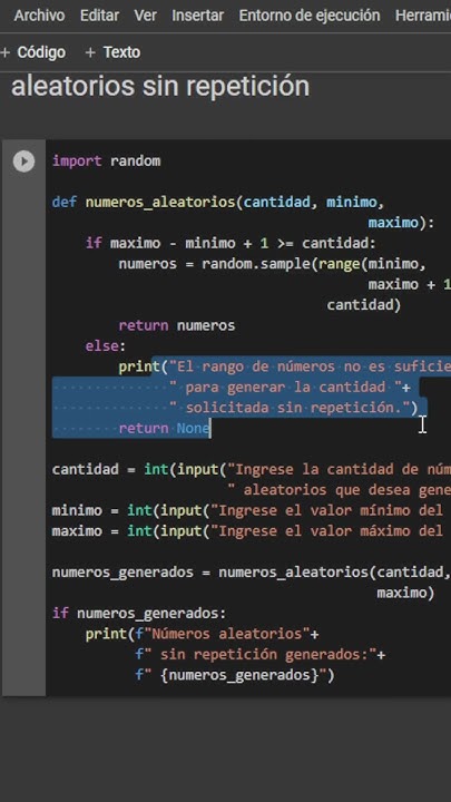 Domina Python: Genera Números Aleatorios Sin Repetición Fácilmente ...