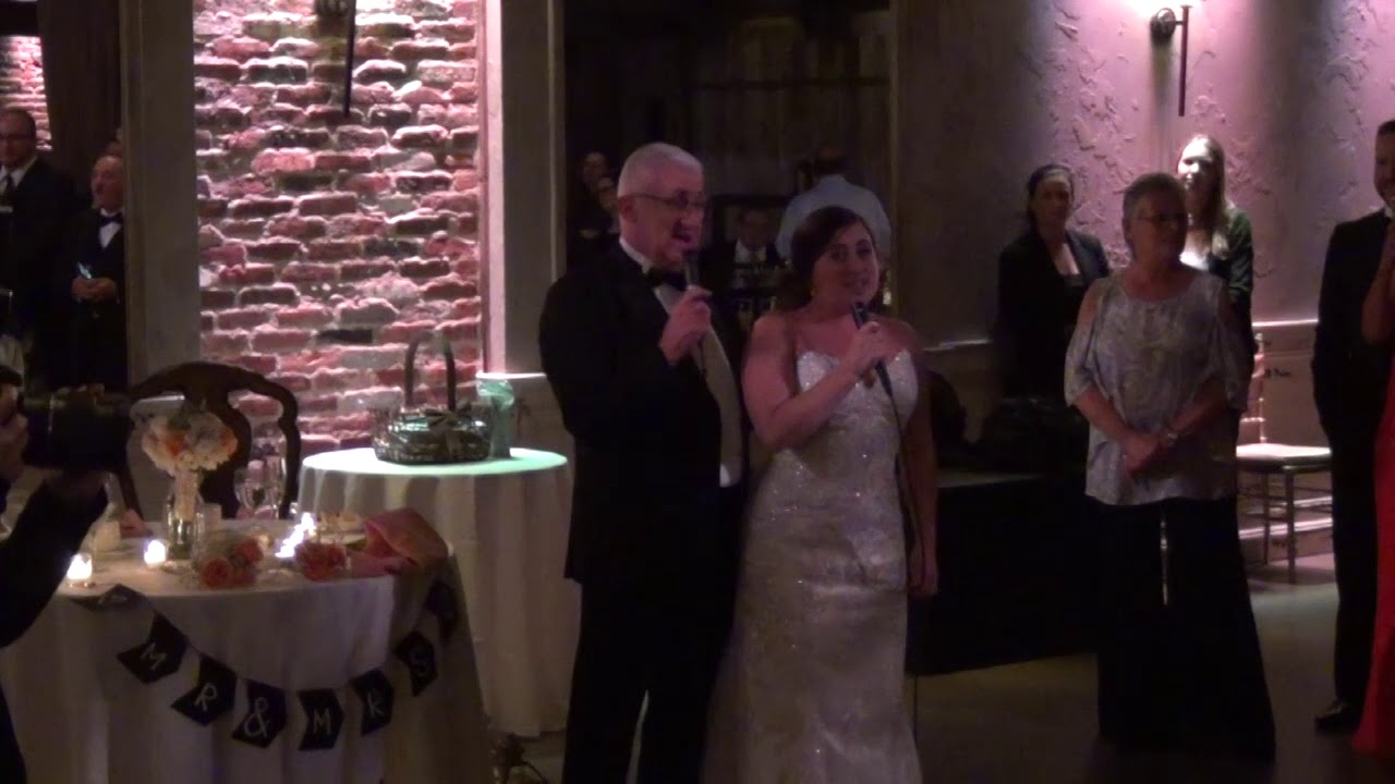 Amy and Anthony's wedding reception - YouTube